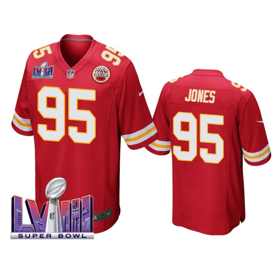 Chiefs Jones Super Bowl LVIII Jersey – Football Fanzone