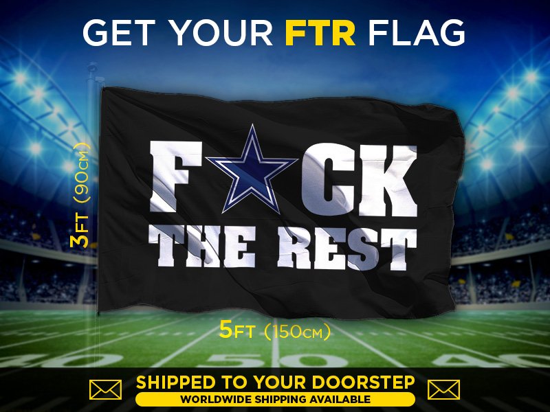 Cowboys FTR flag – Football Fanzone