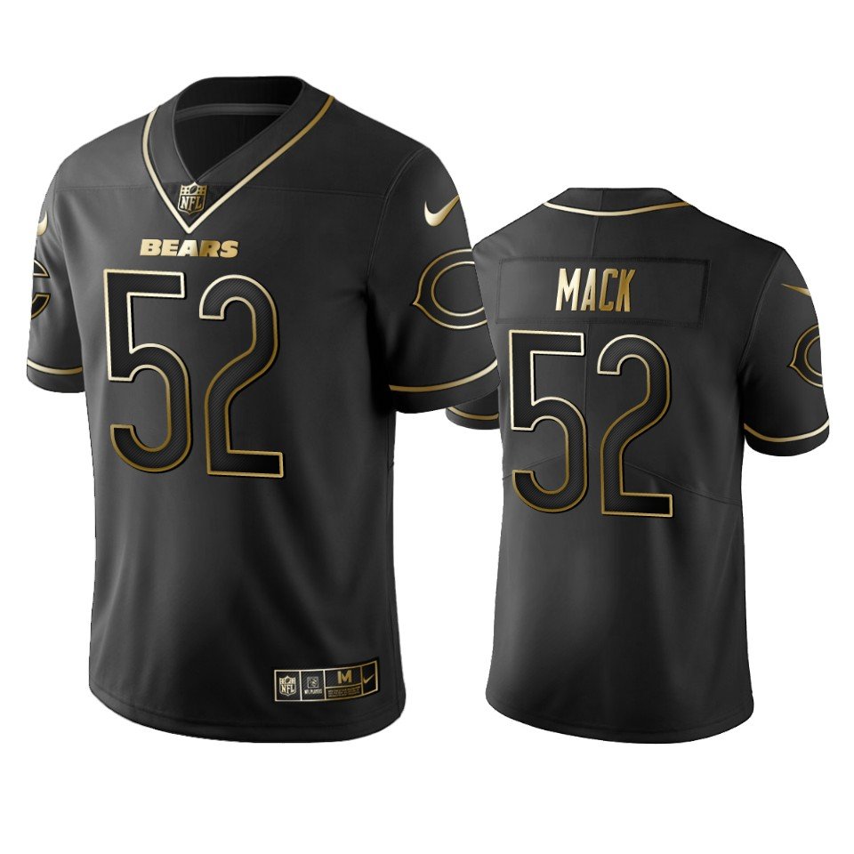 Bears Mack Black Golden Jersey – Football Fanzone